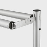 ValarFlowers 6ft-10ft Adjustable Aluminum Alloy Tubular DecorPortable